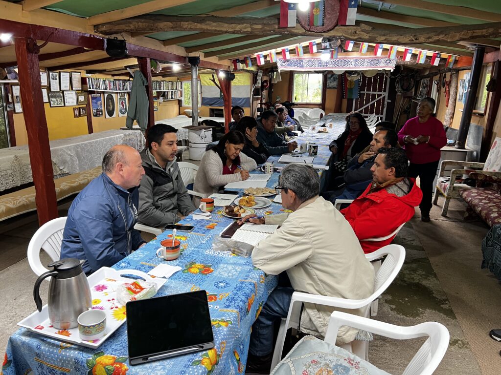 Trabajo en terreno: municipio y Mesa de Salud Intercultural de Liquiñe ...