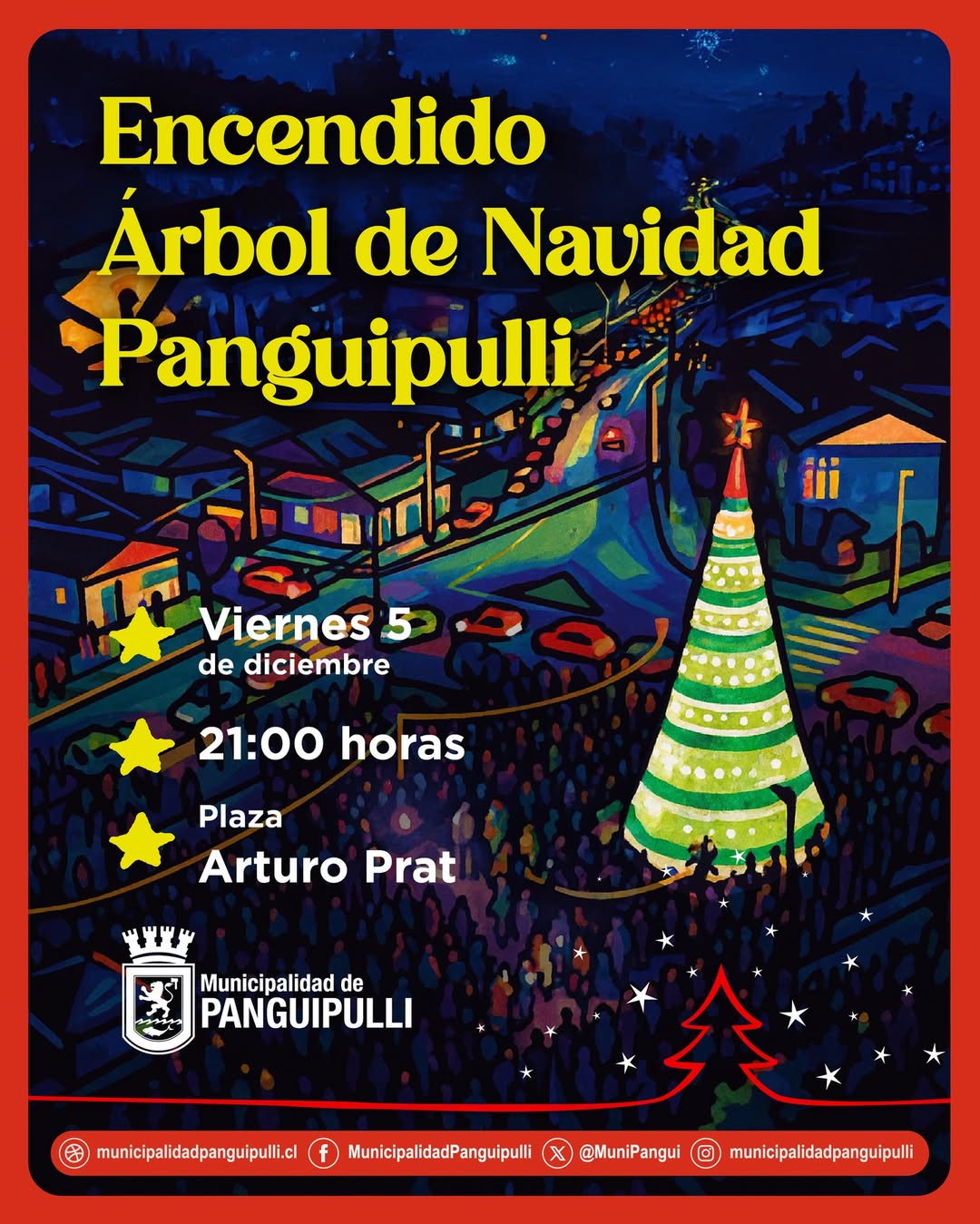 Atención vecinas y vecinos: se viene el encendido del árbol de Navidad ...